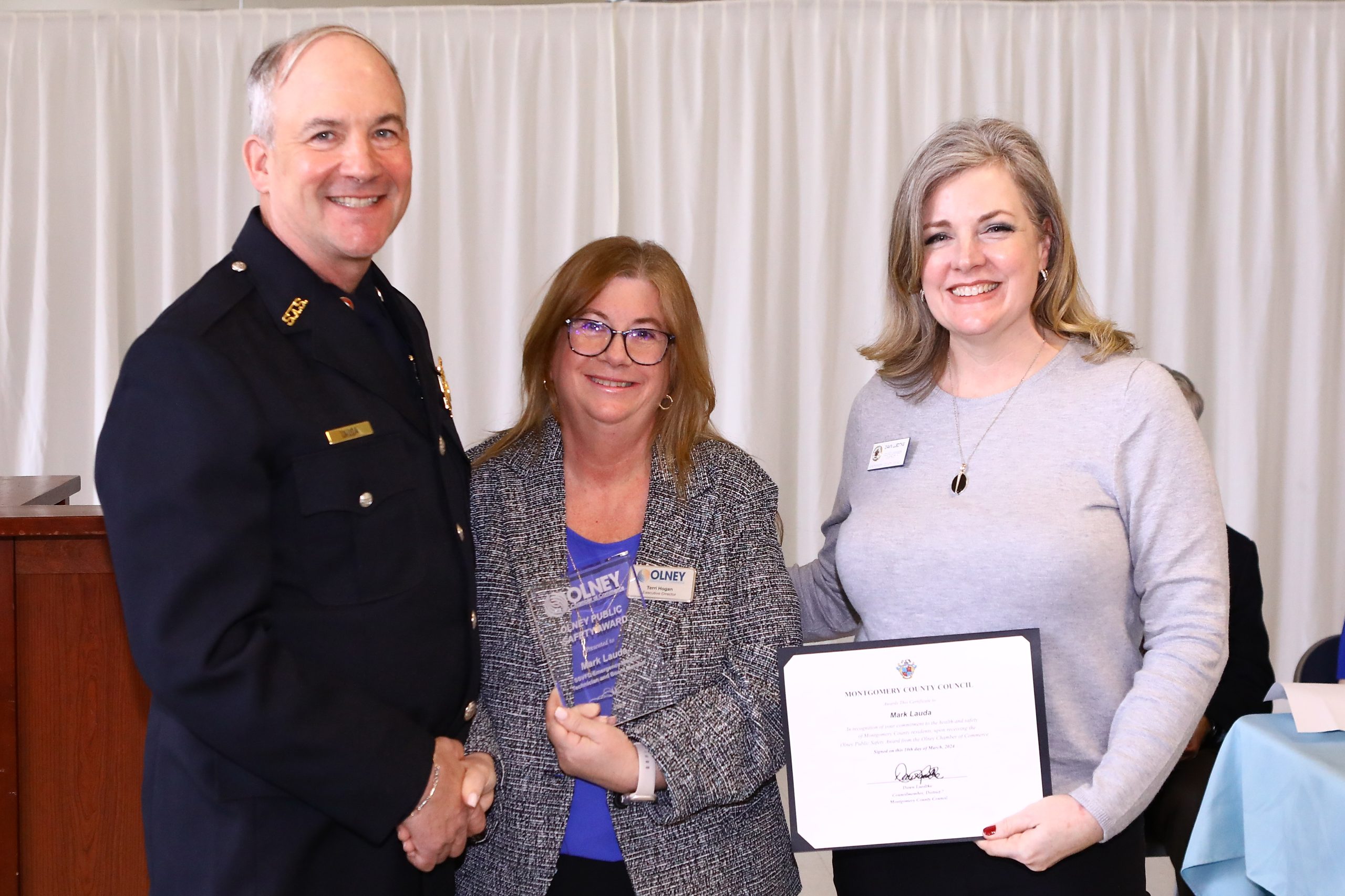 Sunday, March 10, 2024 - SSVFD's Mark Lauda Honored by Olney Chamber of ...